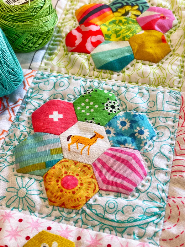 Tussie Mussie: Intro to English Paper Piecing - One Day In Person Work – Troll Brothers Quilt ...