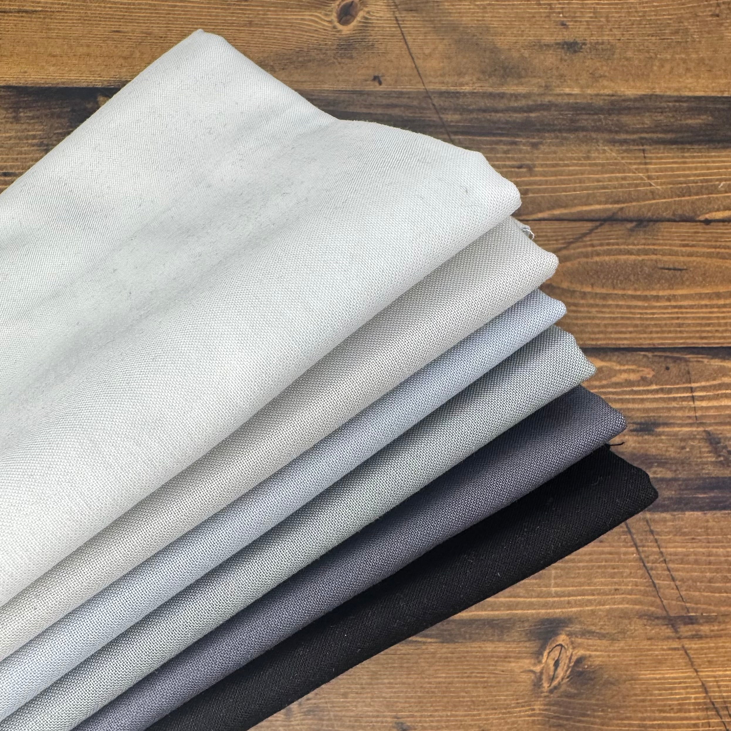 Greyscale FreeSpirit Solids Half Metre Bundle – Troll Brothers Quilt ...