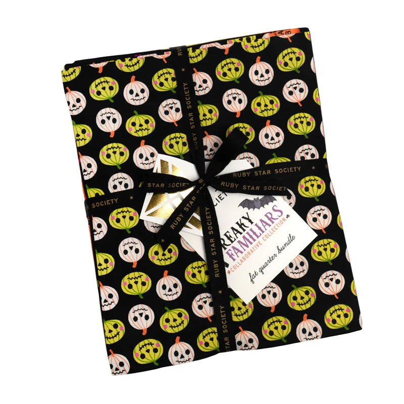 PRE ORDER JUNE 2026 - Freaky Familiars Fat Quarter Bundle - Ruby Star ...
