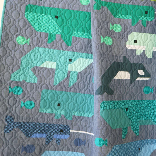 Whale Watching Quilt Pattern – Troll Brothers Quilt Designs