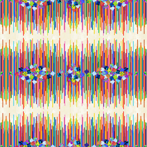 Fractal Forest-Digital Static Border Stripe 24" Cream - Art Loft - PER ...